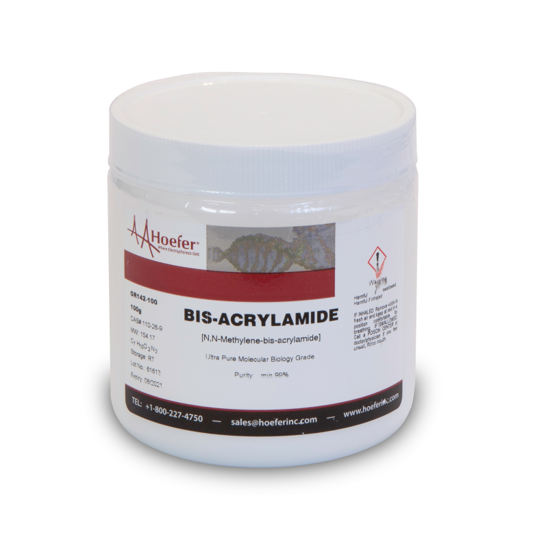 N,N’-Methylene-bis-Acrylamide, 100 Grams – Hoefer Inc.